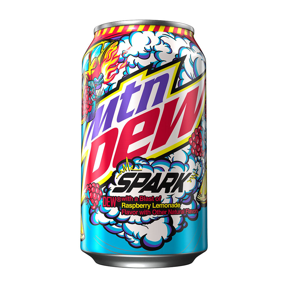 MOUNTAIN DEW SPARK RASPBERRY & LEMONADE 12