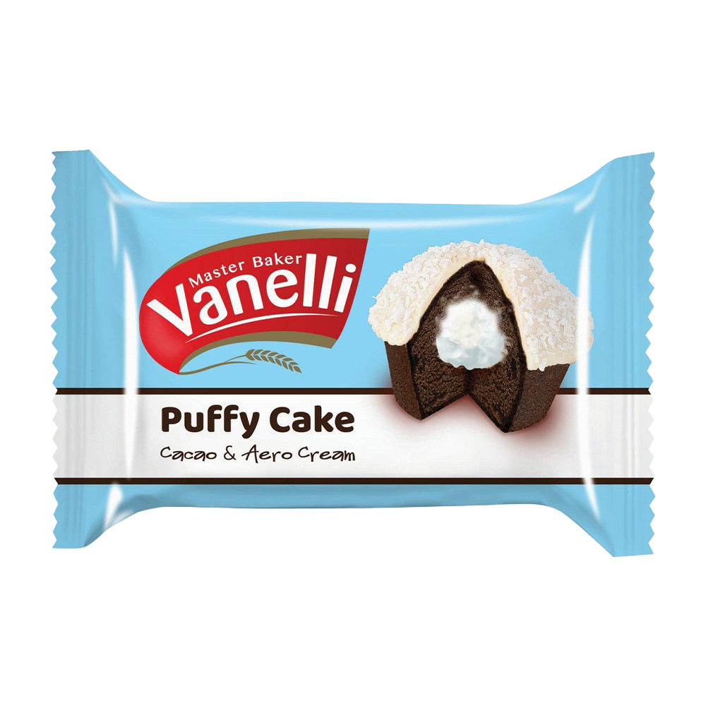 Master Baker Vanelli - Puffy Cake Cacao & Aero Cream - 24/45g
