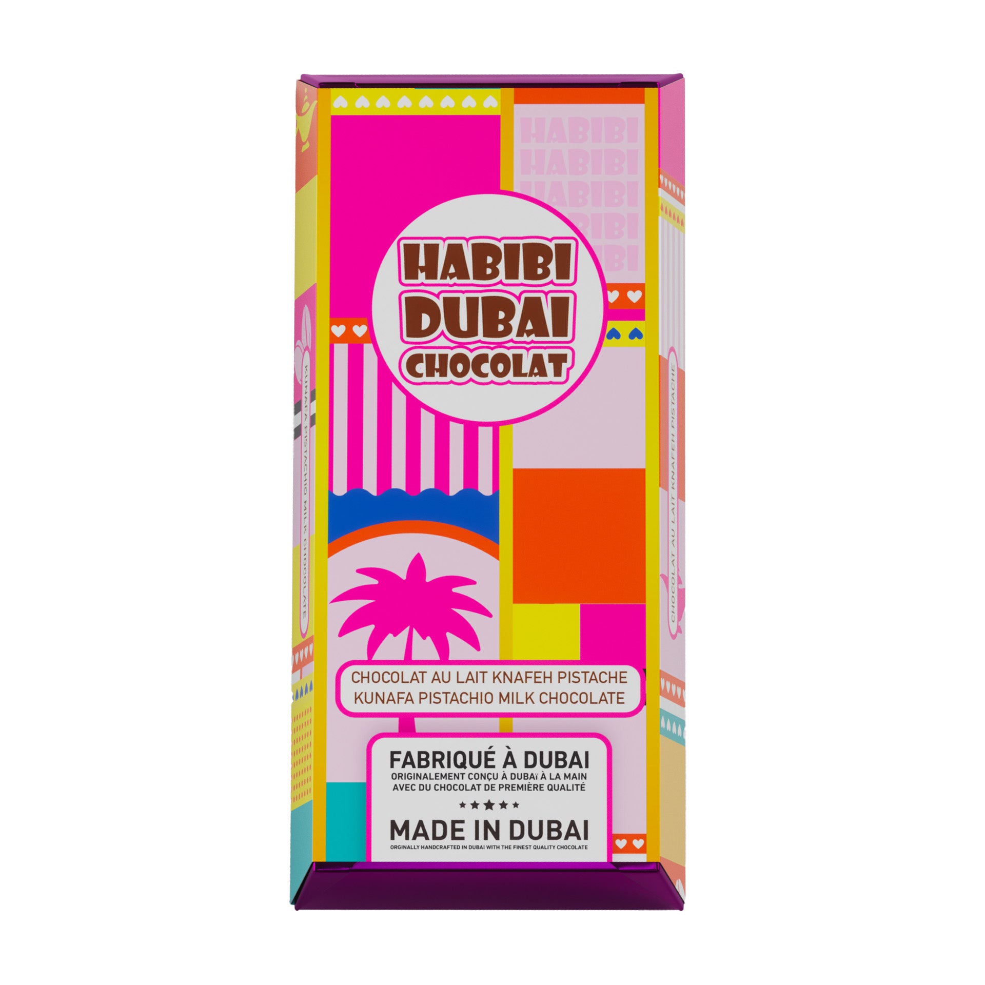 Habibi Dubai Chocolate - Kunafa Pistachio Milk Chocolate - 10/200g