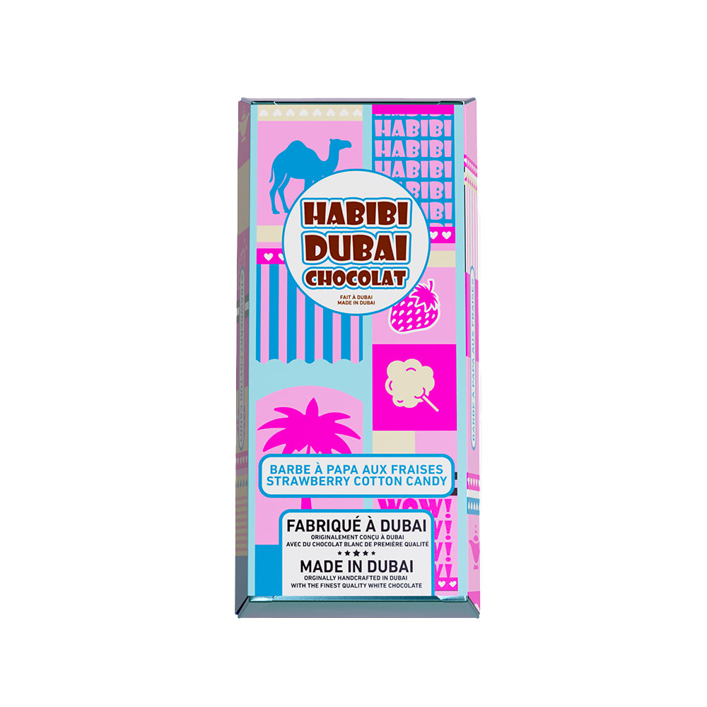 Habibi Dubai Chocolate - Strawberry Cotton Candy - 10/120g