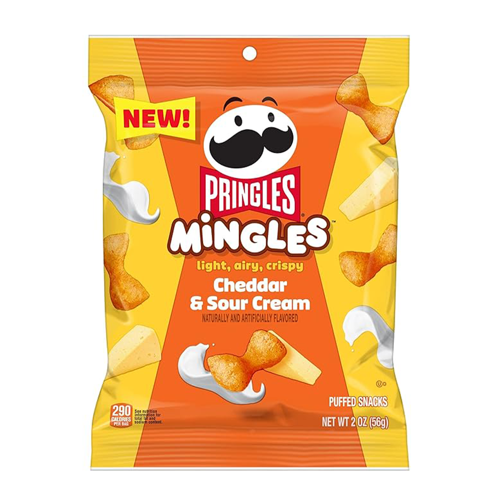 Pringles - Mingles Cheddar & Sour Cream - 6/56g