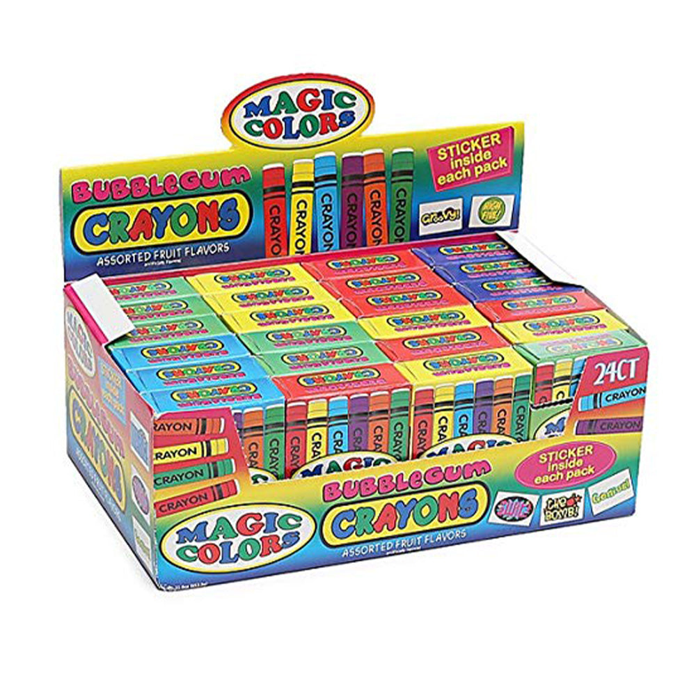 Magic Colors - Bubble Gum Crayon - 24/27.2g
