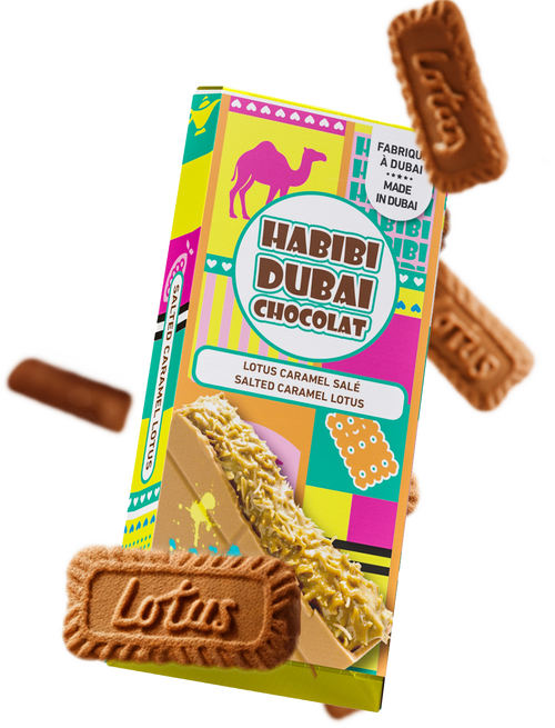 Habibi Dubai Chocolat - Salted Caramel Lotus - 10/200g