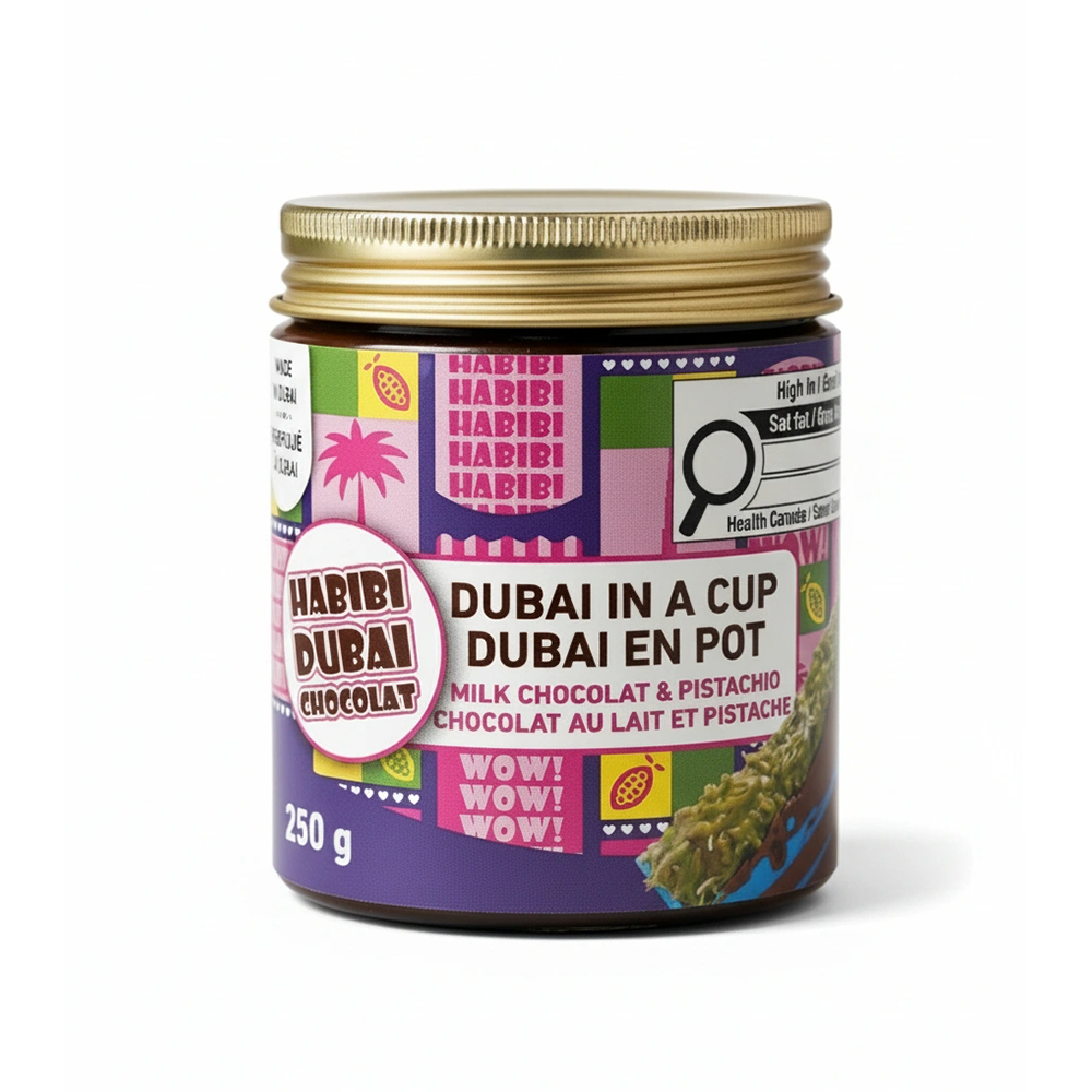 Habibi Dubai Chocolat - Dubai in a Cup - Milk Chocolate & Pistachio
